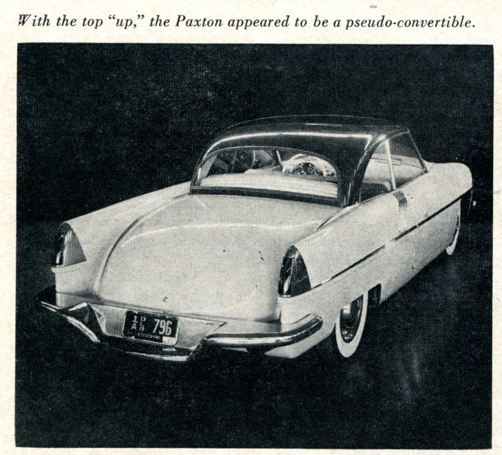 The 1953 Paxton Phoenix – Brooks Stevens Designed Steam Car ...