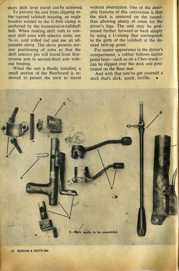 Converting Column Shift to Floor Shift – Vintage Style! | Undiscovered ...
