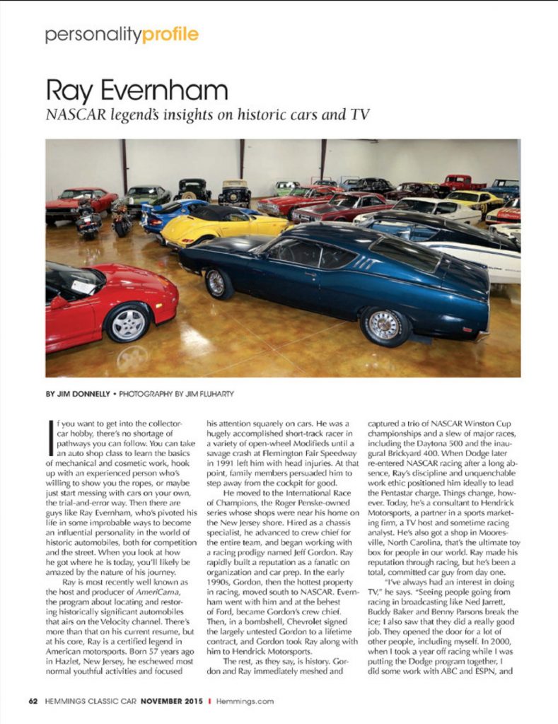 Ray Evernham | Undiscovered Classics