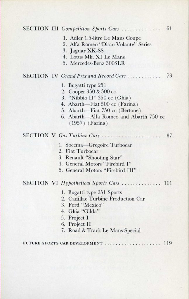 1959: Sports Cars of the Future – 120+ Pages | Undiscovered Classics