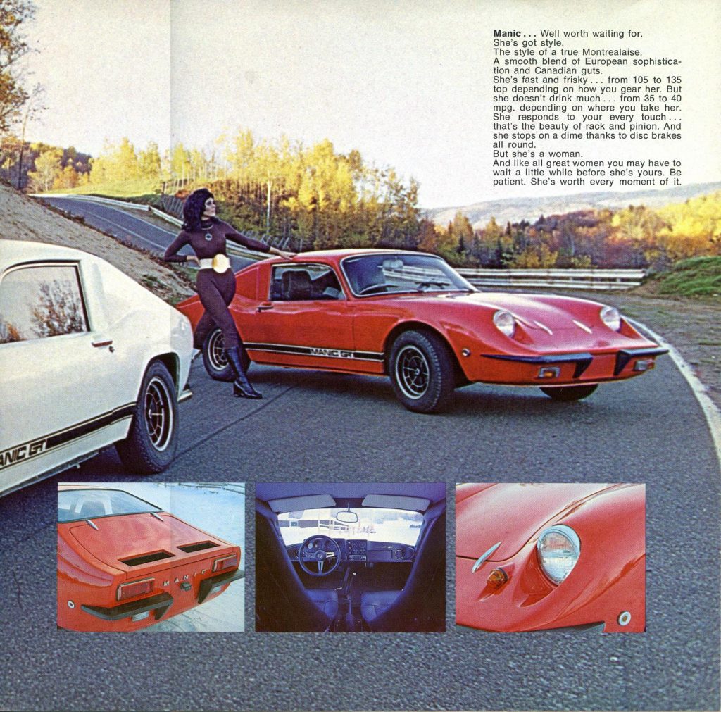 Canadian ‘Glass: The 1970 Renault R8 Based Manic GT – Full Brochure ...