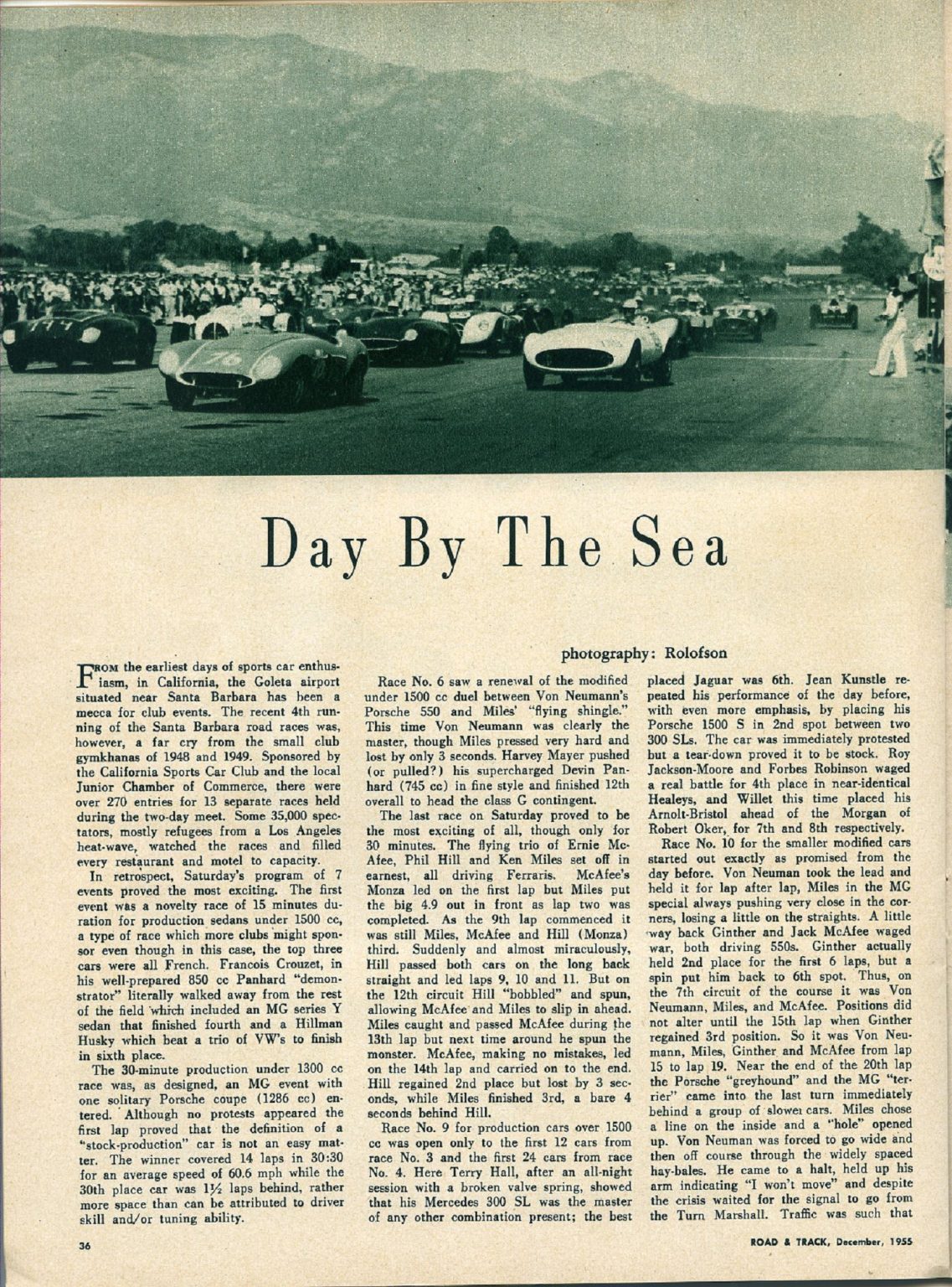 1955 Santa Barbara Race (Panorama) | Undiscovered Classics
