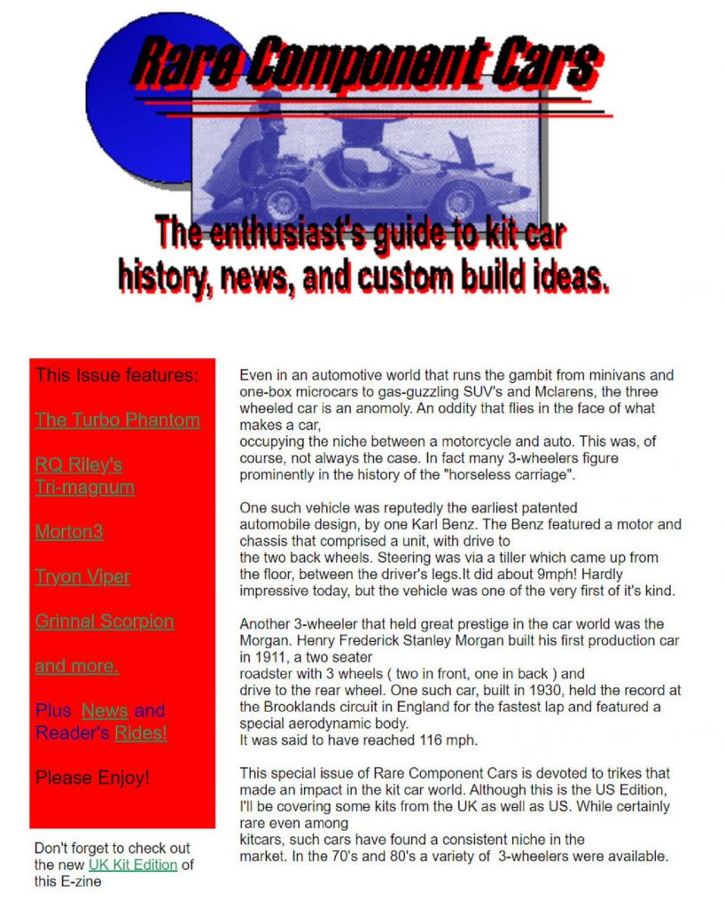 Welcome John Mellberg of Rare Component Cars to the Undiscovered ...