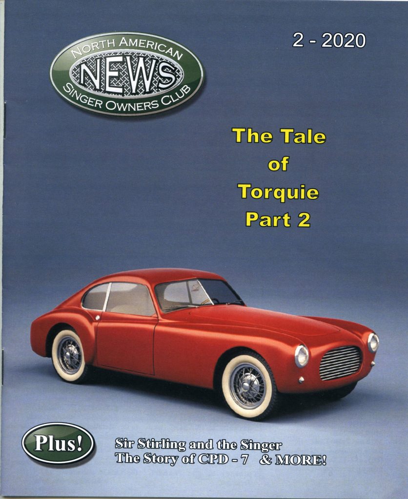 2020, March: North American Singer Owner’s Club (NASOC) Magazine ...