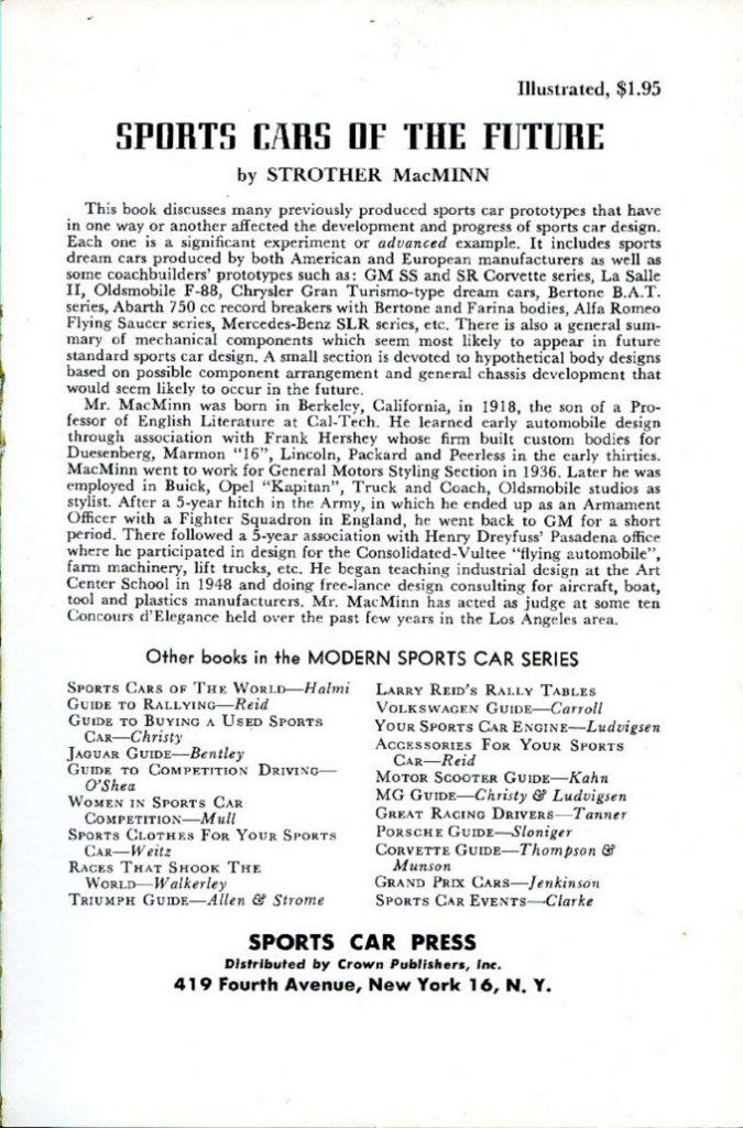 1959: Sports Cars of the Future – 5 Relevant Pages | Undiscovered Classics